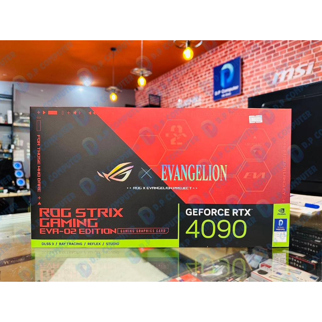 ASUS ROG STRIX GEFORCE RTX 4090 24GB GDDR6X OC EVA-02 EDITION | Shopee Thailand