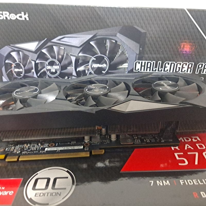 Gpu rx5700xt asrock 8gb สภาพ 99% ไม่มีสนิมและเกลือ มีกล่องให้ครบ ประกัน ...
