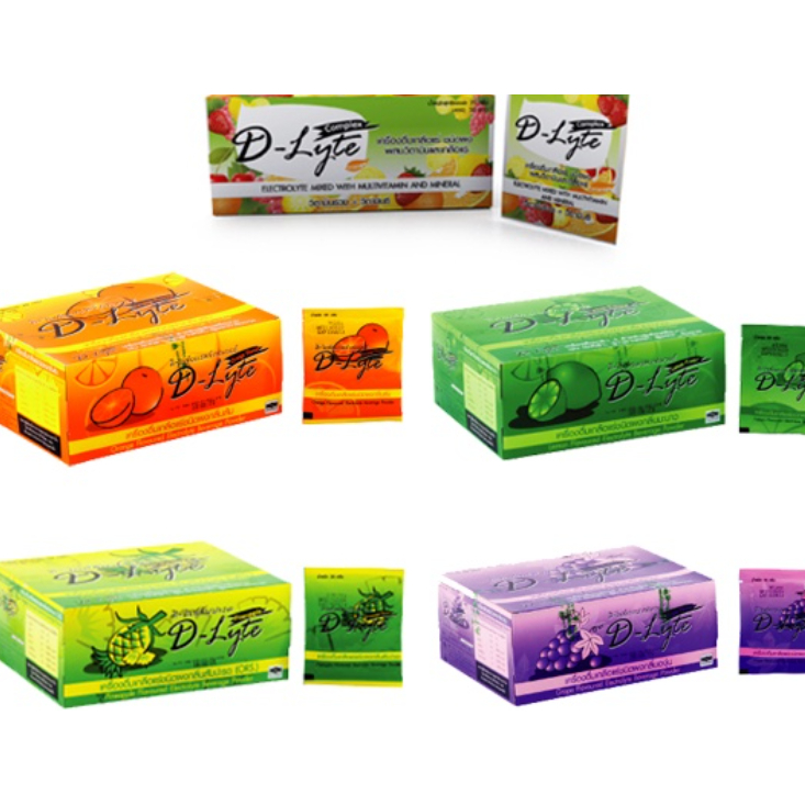 D-Lyte เครื่องดื่มเกลือแร่ ชนิดผง สำหรับ นักกีฬา ผู้ที่ออกกำลังกาย ...