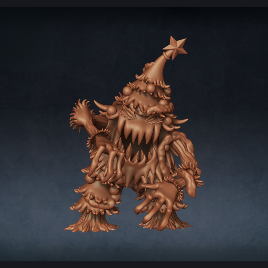 Christmas Tree Monster - Monstrosity / 3D printed miniature RPM ...