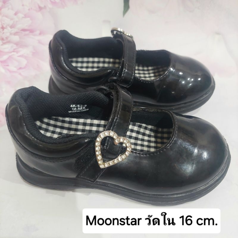 รองเท้านักเรียนหญิง มือสองญี่ปุ่น Moonstar 16 cm | Shopee Thailand