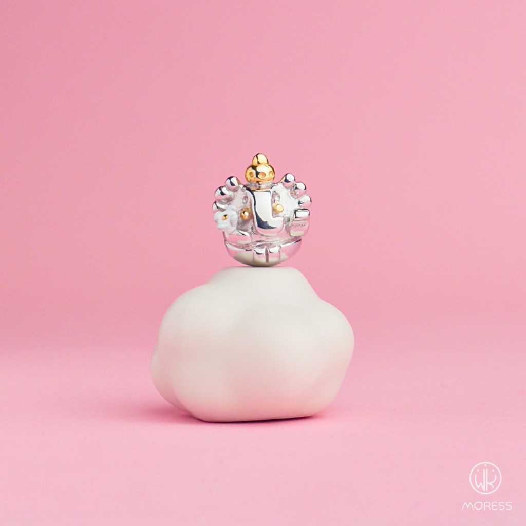 Moress x WK Ganesha Stopper Bead with 14K Gold สต็อปเปอร์พระพิฆเนศ ...