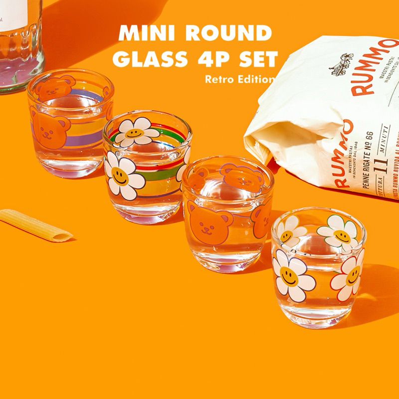 Wiggle Round Glass 4P/Set / แก้วใสทรงมน ใบเล็ก 60ml. / 4ใบ | Shopee Thailand