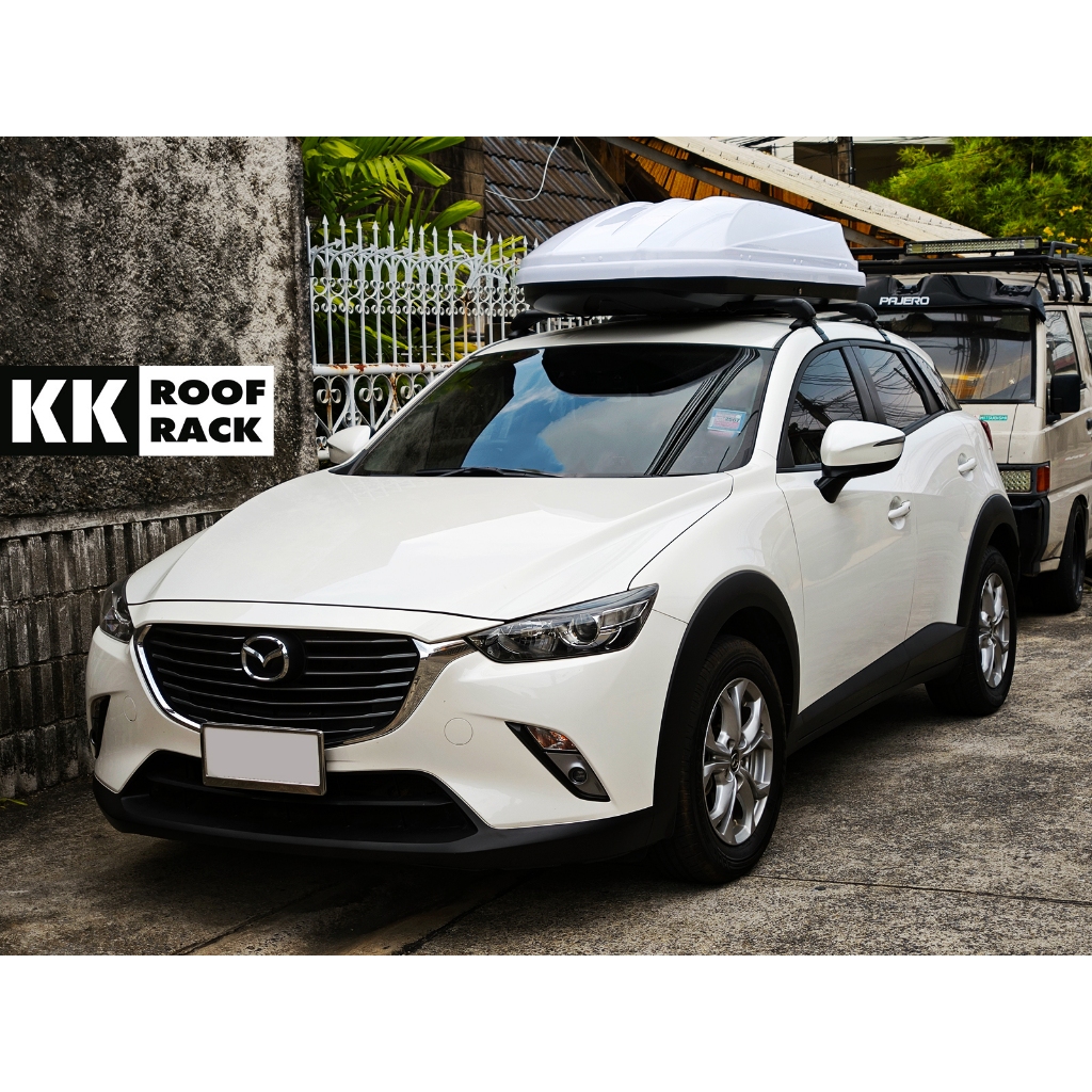 Roofbox KK กล่องหลังคา แร็คหลังคา Mazda CX-3 CX-30 ของใหม่ ไม่เจาะหลังคา กล่องสัมภาระ กล่อง ...