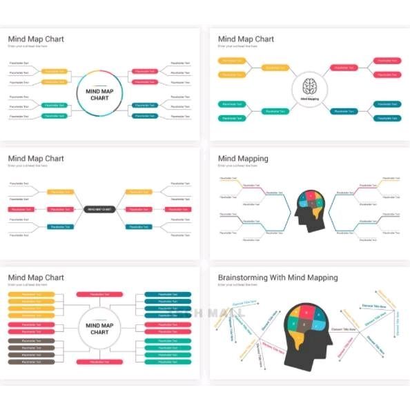 Mind Map Infographics PowerPoint Presentation Template | Shopee Thailand