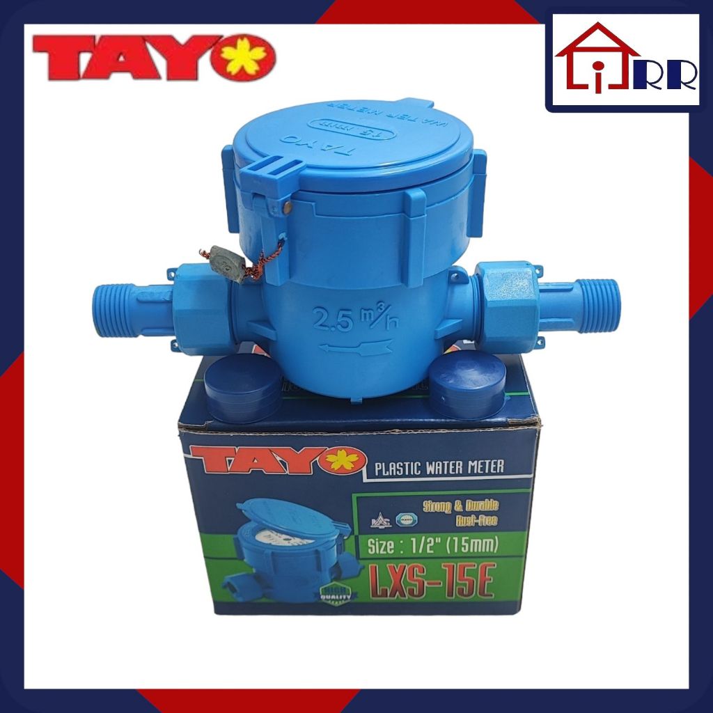 มิเตอร์น้ำ 1/2" TAYO MGK-15 (LXS-15E) มาตรวัดน้ำ สีน้ำเงิน | Shopee Thailand