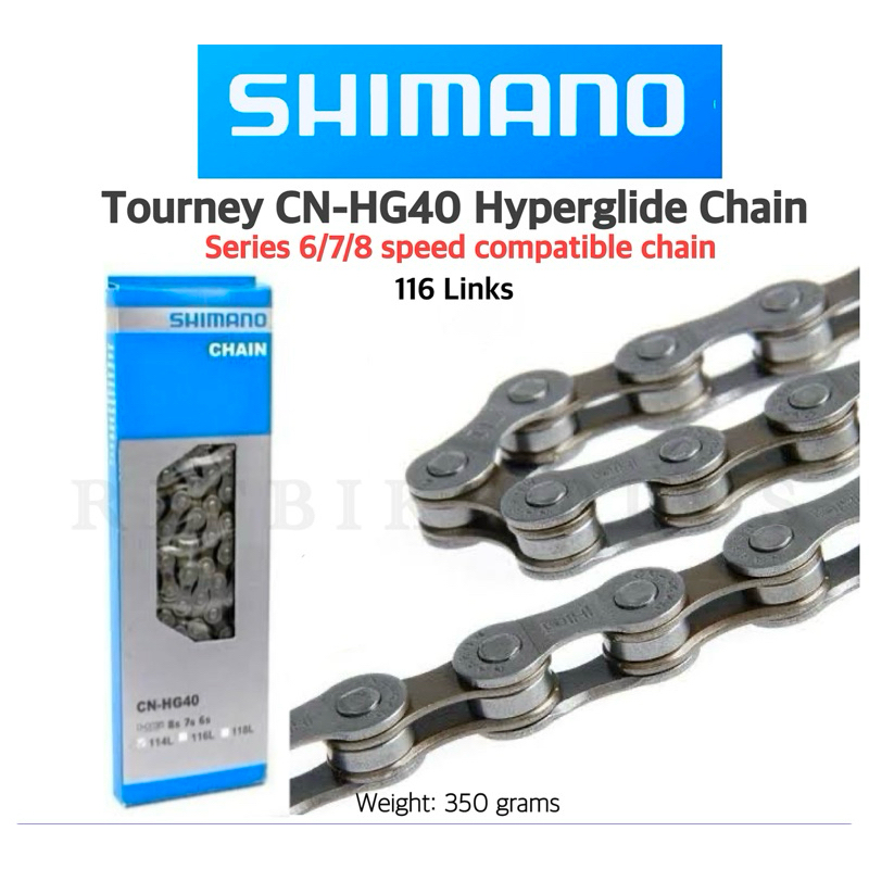 โซ่จักรยาน Shimano Chain CN-HG40 ALIVIO 6/7/8 Speed (ของแท้บริษัท ...