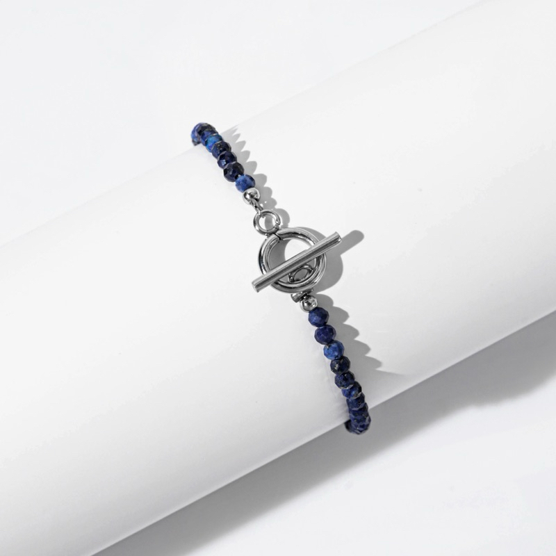 DANDY COSMO | กำไลหิน Lapiz OT Hook ผู้ชาย 3MM Special Design | Shopee ...