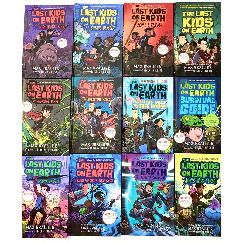 The Last Kids On Earth Series Books 1 - 12 Collection Set By Max ...