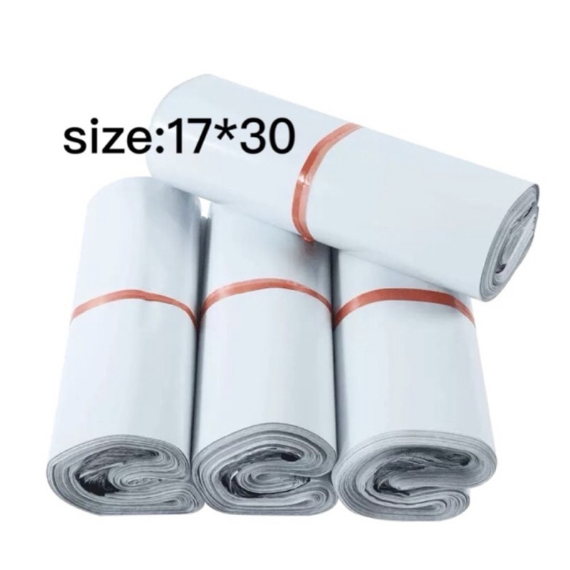 【17x30 ซม】ถุงไปรษณีย์ แถบกาว กันน้ำ ซองไปรษณีย์(1มัด 100ใบ) | Shopee ...