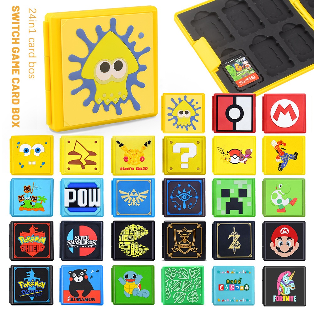 เคสตลับเก็บเกม Nintendoswitch Premium Game Case Card Storage Box กล่อง ...