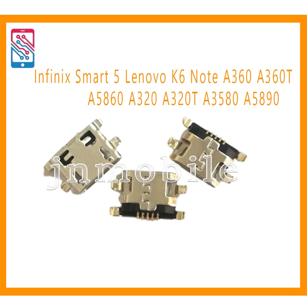 ก้นชาร์จ ตูดชาร์จเปล่า Infinix Smart 5 Lenovo K6 Note A360 A360T A5860 ...