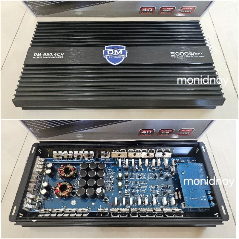 Class AB 4CH รุ่น DM-650.4CH เสียงดีชัดใส รุ่นใหญ่แรงๆ | Shopee Thailand