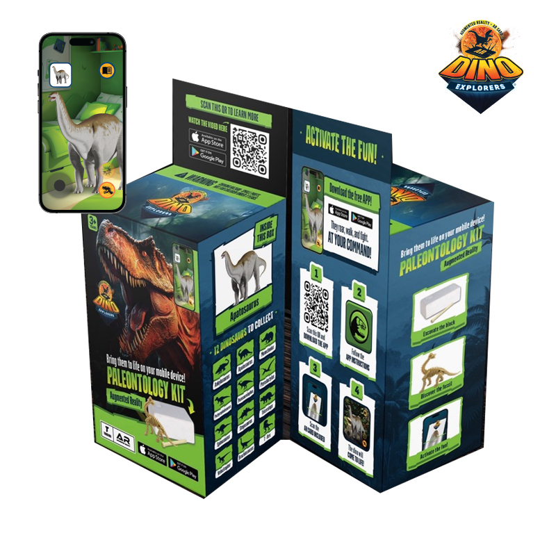 ฟอสซิลไดโนเสาร์ AR DINO Augmented Apatosaurus | Shopee Thailand
