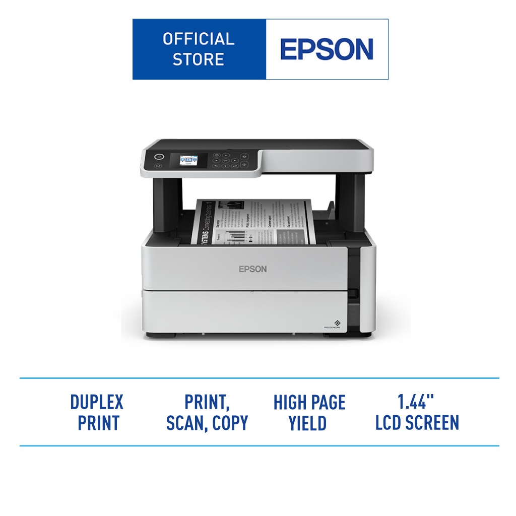Epson EcoTank Monochrome M2170 Ink Tank Printer (Print, Scan, Copy) ( ป ...