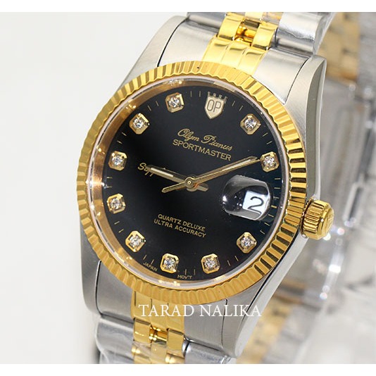 นาฬิกา Olym pianus sportmaster sapphire 89322-616 สองกษัตริย์ หน้าปัดดำ ...