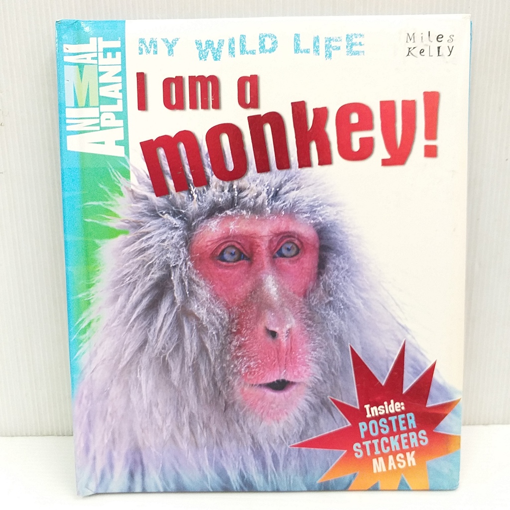 I am a Monkey หนังสือภาษาอังกฤษ มือสอง เกี่ยวกับ ลิง ปกแข็ง | Shopee ...