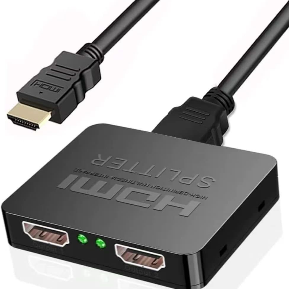 1 In 2 Out HDMI Splitter Hdcp 4k HD 2160P จอแสดงผลคู่ | Shopee Thailand