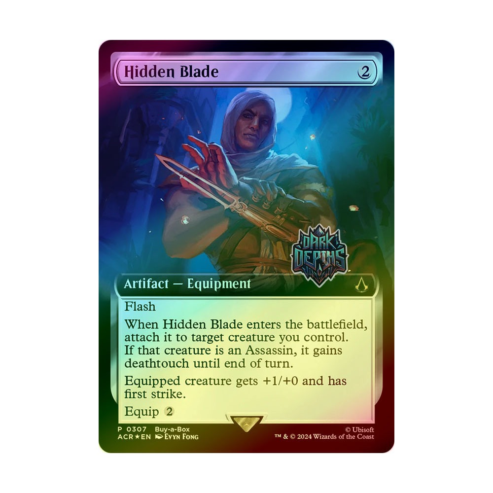 [MTG] Hidden Blade (Extended Art) Assassin's Creed Promos [ARTIFACT ...