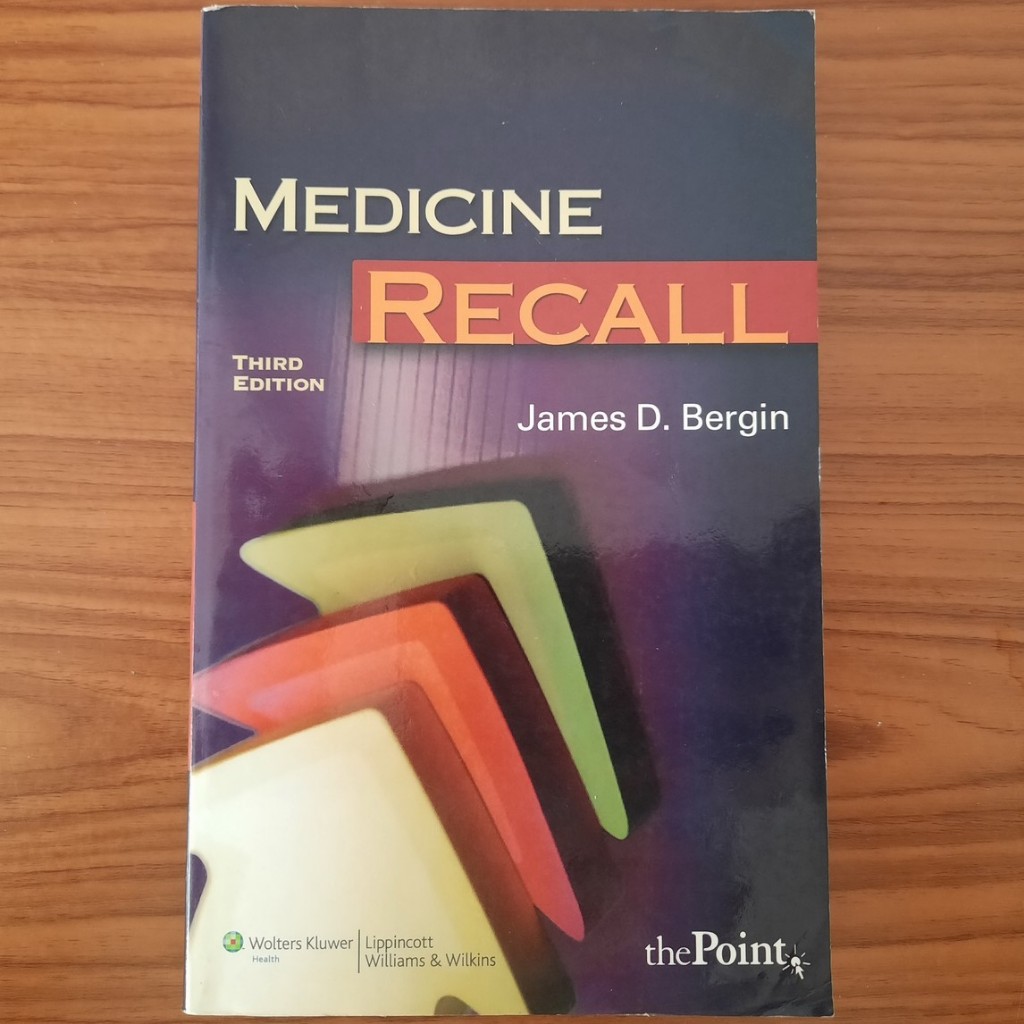 (มือสอง) หนังสือ Medicine Recall สำหรับนักศึกษาแพทย์ การแพทย์ Medical ...