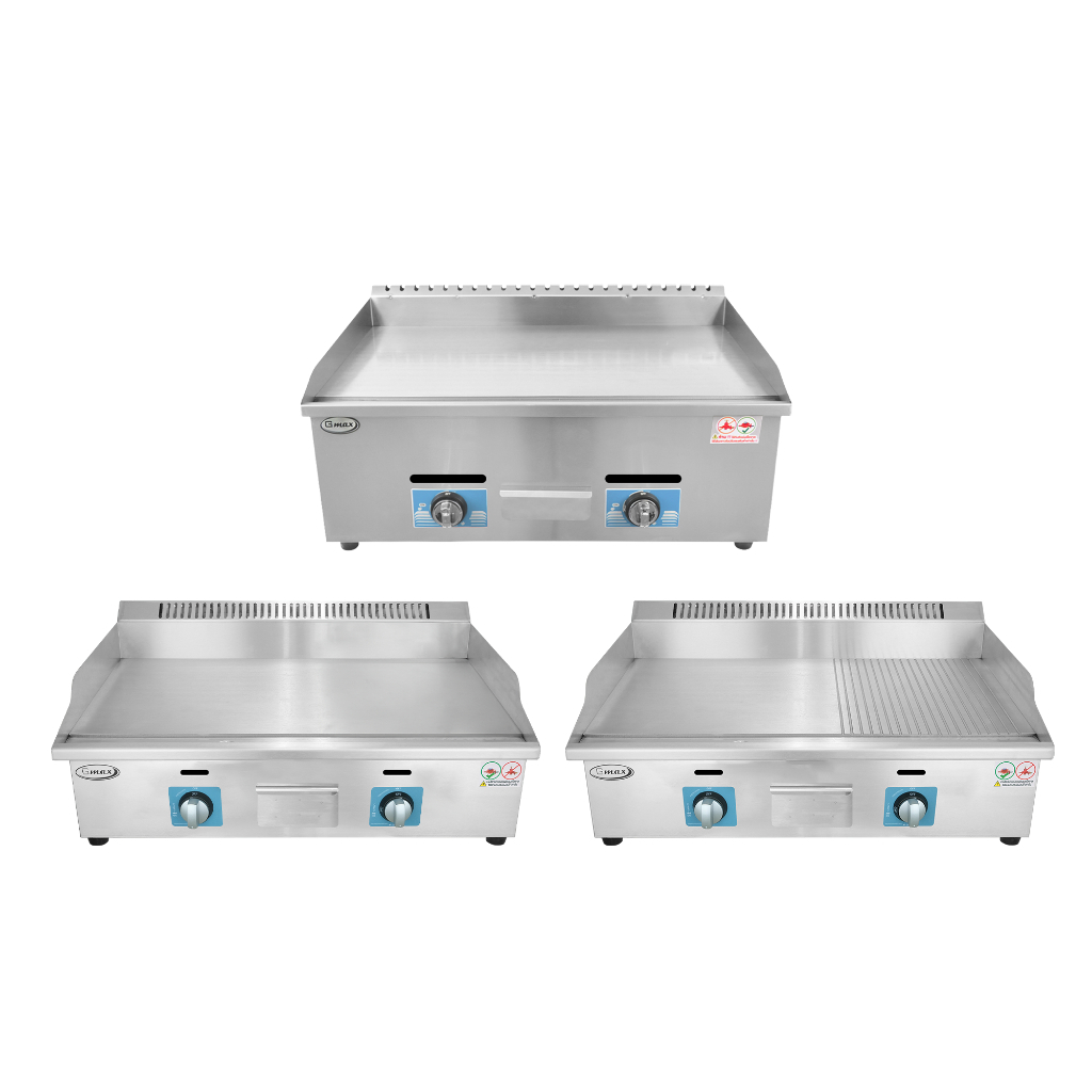 Gmax Gas Griddle เตาย่างสเต็ก เตาทอดสเต็ก เตาสเต็กหน้าเรียบ ZL-Series ...