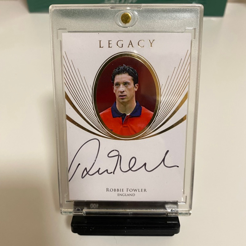 การ์ดบอลFutera Robbie Fowler ลายเซ็นon card 5/10 | Shopee Thailand