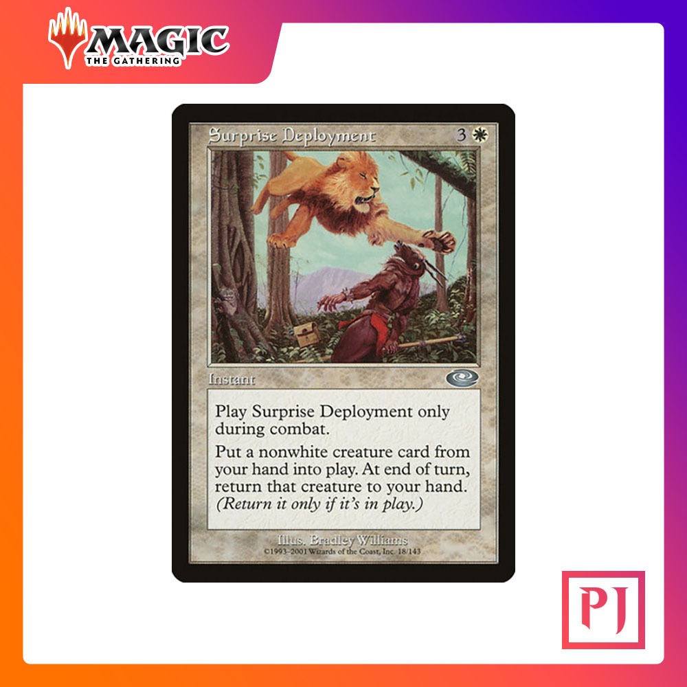 [MTG] Surprise Deployment [PLC] [WHITE] [UNCOM] [NORMAL] [ENG] (การ์ดเม ...
