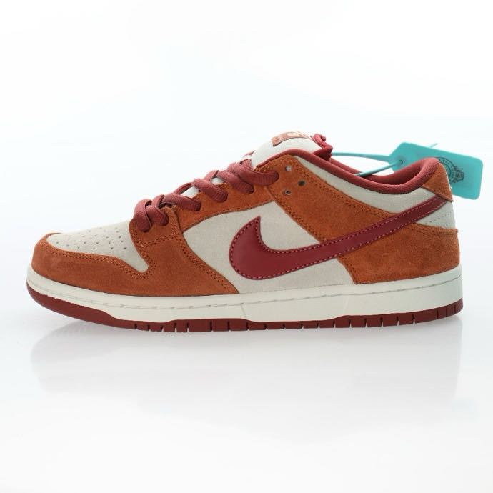 ของแท้ 100% Nike SB Dunk Low Pro "Dark Russet" Dunk Collection รองเท้าสเก็ตบอร์ดแบบสบาย ๆ รุ่น ...