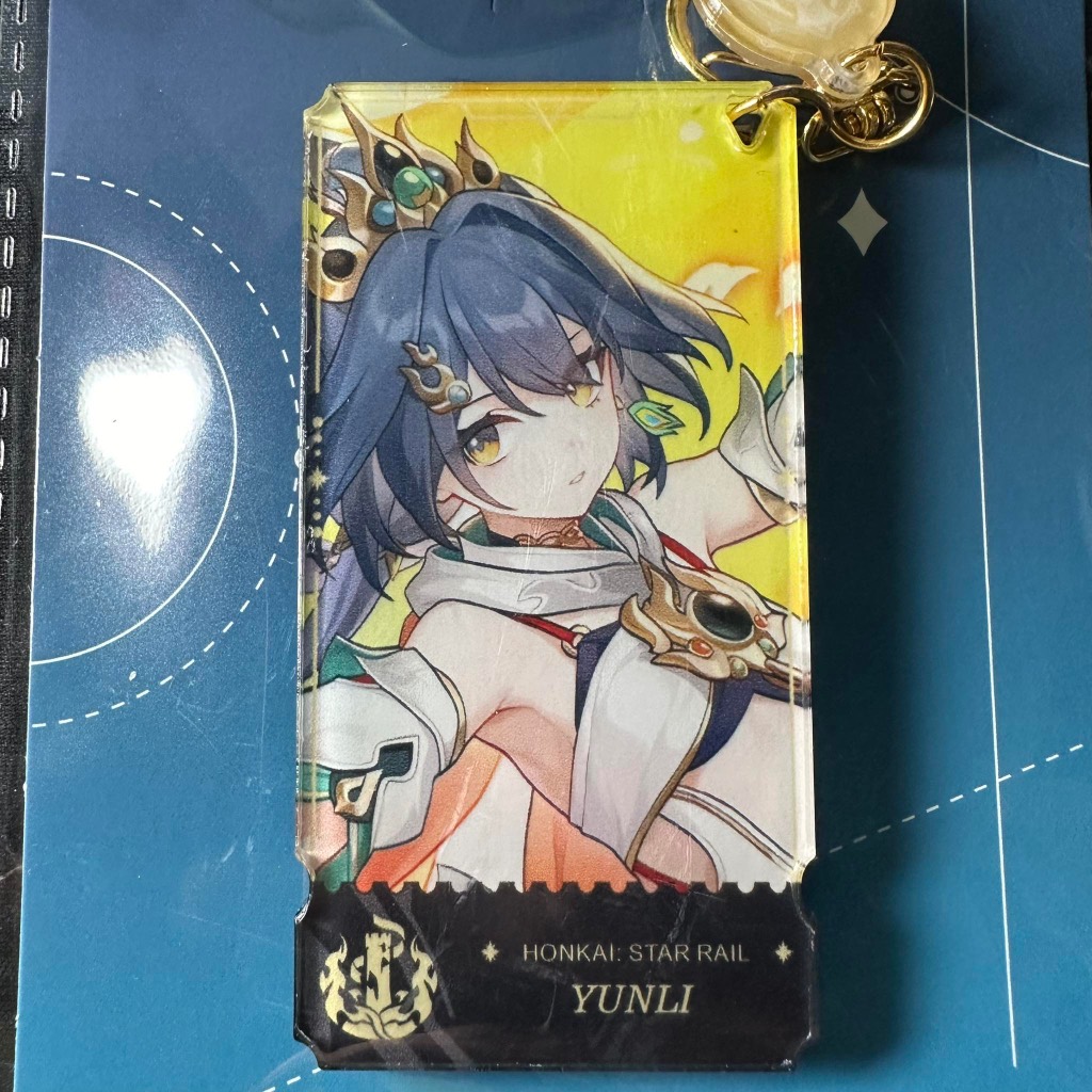 พวงกุญแจอะคริลิค HONKAI STAR RAIL ขนาด 9x4.5cm ACHERON SPARKLE FIREFLY ...