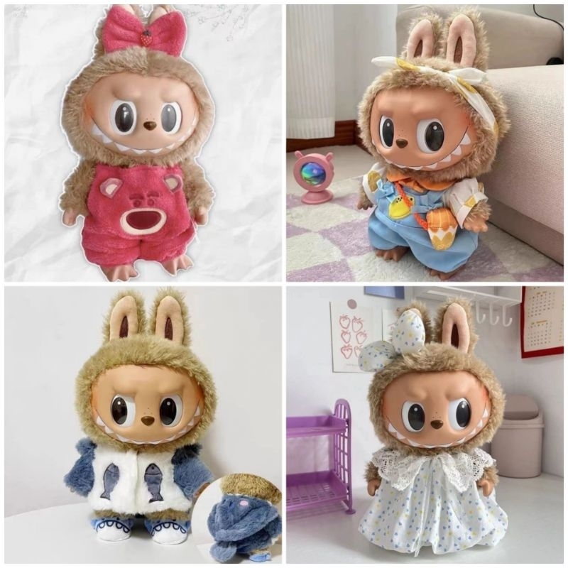 พร้อมส่ง ชุดตุ๊กตา labubu รุ่น 37cm ตัวใหญ่ | Shopee Thailand