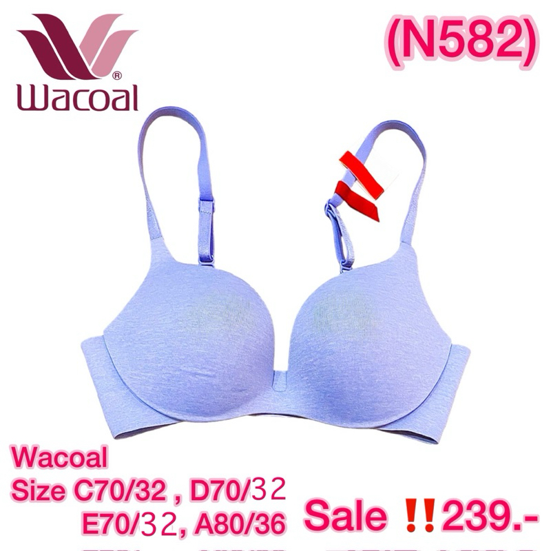 ชุดชัันใน เสื้อใน มีโครง รุ่น MM1577 Wacoal Size C70/32C, E70/32E E75/43,D70/32 | Shopee Thailand