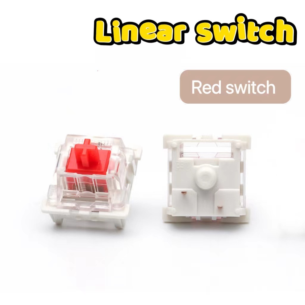 2ชิ้น Switch Red Switch,Blue Switch ปุ่มสวิตช์ Mechanical Keyboard ...