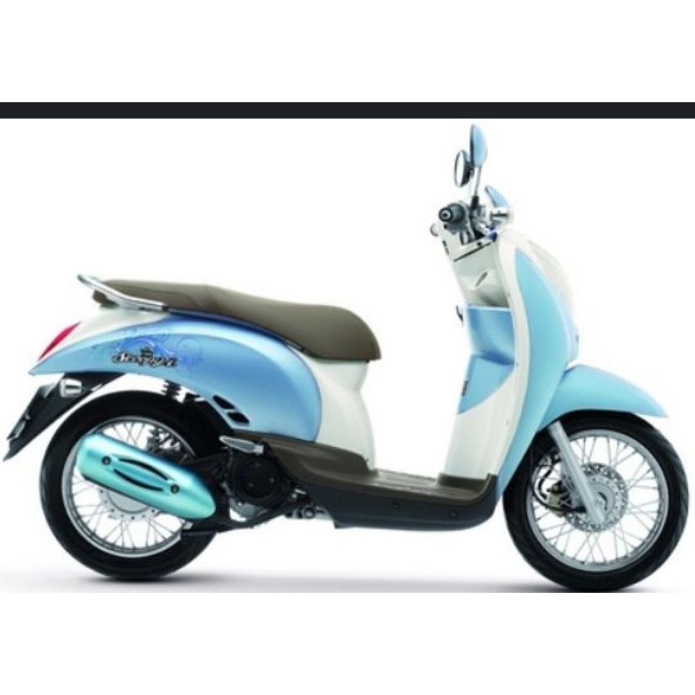 ชุดสี เฟรม ฮอนด้า สกู้ปปี้ ไอ ตัวเก่า Honda Scoopy i ปี 2009-2011 สีฟ้า ...