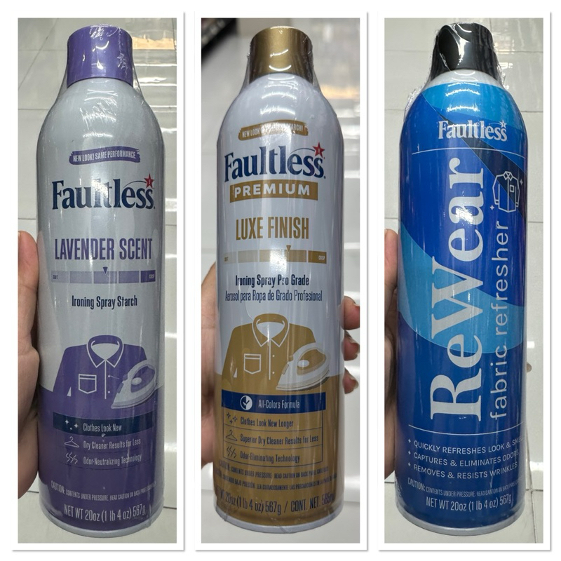 Faultless Lavender Scent 567 G ฟอลเลส สเปรย์รีดผ้า อัดกลับ / Premium ...