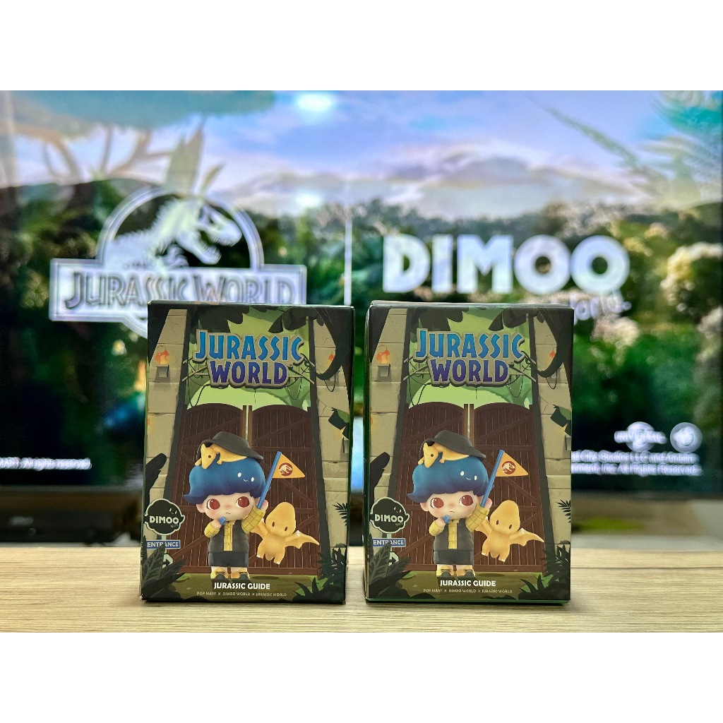 พร้อมส่ง POPMART DIMOO JURASSIC WORLD Series Dinosaur Egg Researcher ...