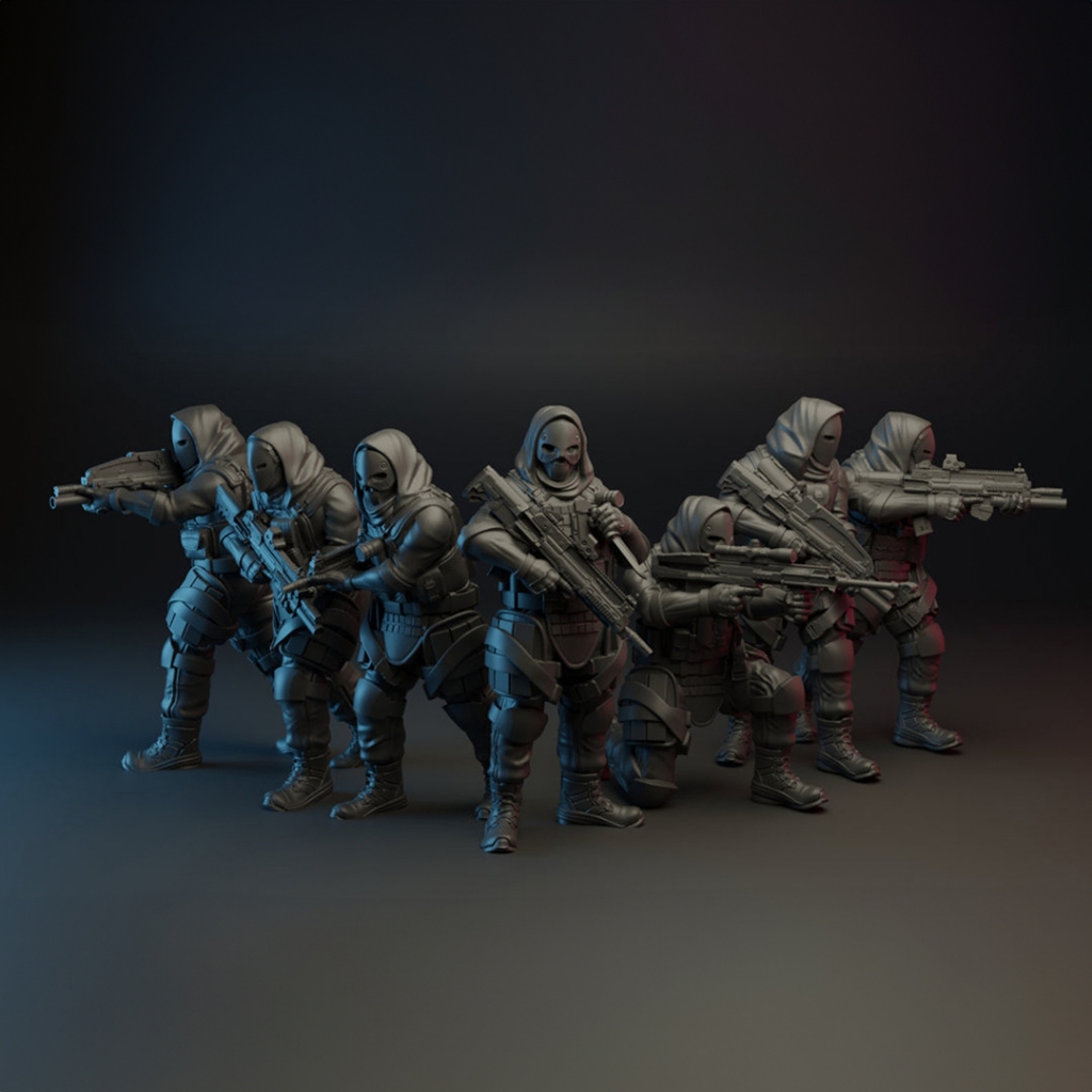 Hades Operator - หน่วยปฏิบัติการลับ (28mm) | Shopee Thailand