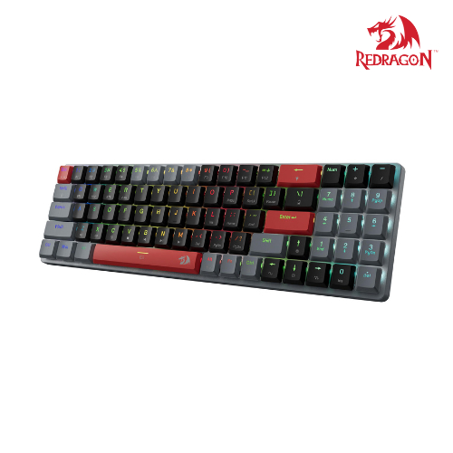 Redragon K626 ASHE PRO 75% Wireless RGB Gaming Keyboard, 3-Modes BT 2 ...