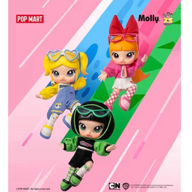 (พร้อมส่งในไทย ใช้โค้ดลด30%) Molly x Powerpuff Girls PPG bjd ยกบ็อกมี 3 ...