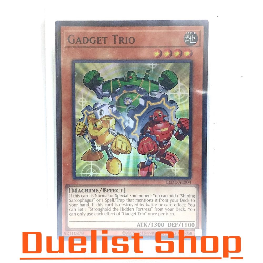 Gadget Trio (SR) Monster Earth Level4 [Machine/Effect] ชุด LEDE-AE004 การ์ดยูกิโอ (Yu-Gi-Oh ...