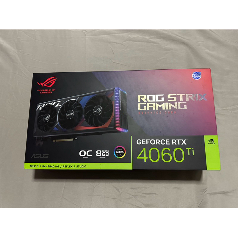 RTX 4060Ti 8GB ASUS ROG STRIX OC มือสอง ประกันศูนย์ไทย | Shopee Thailand