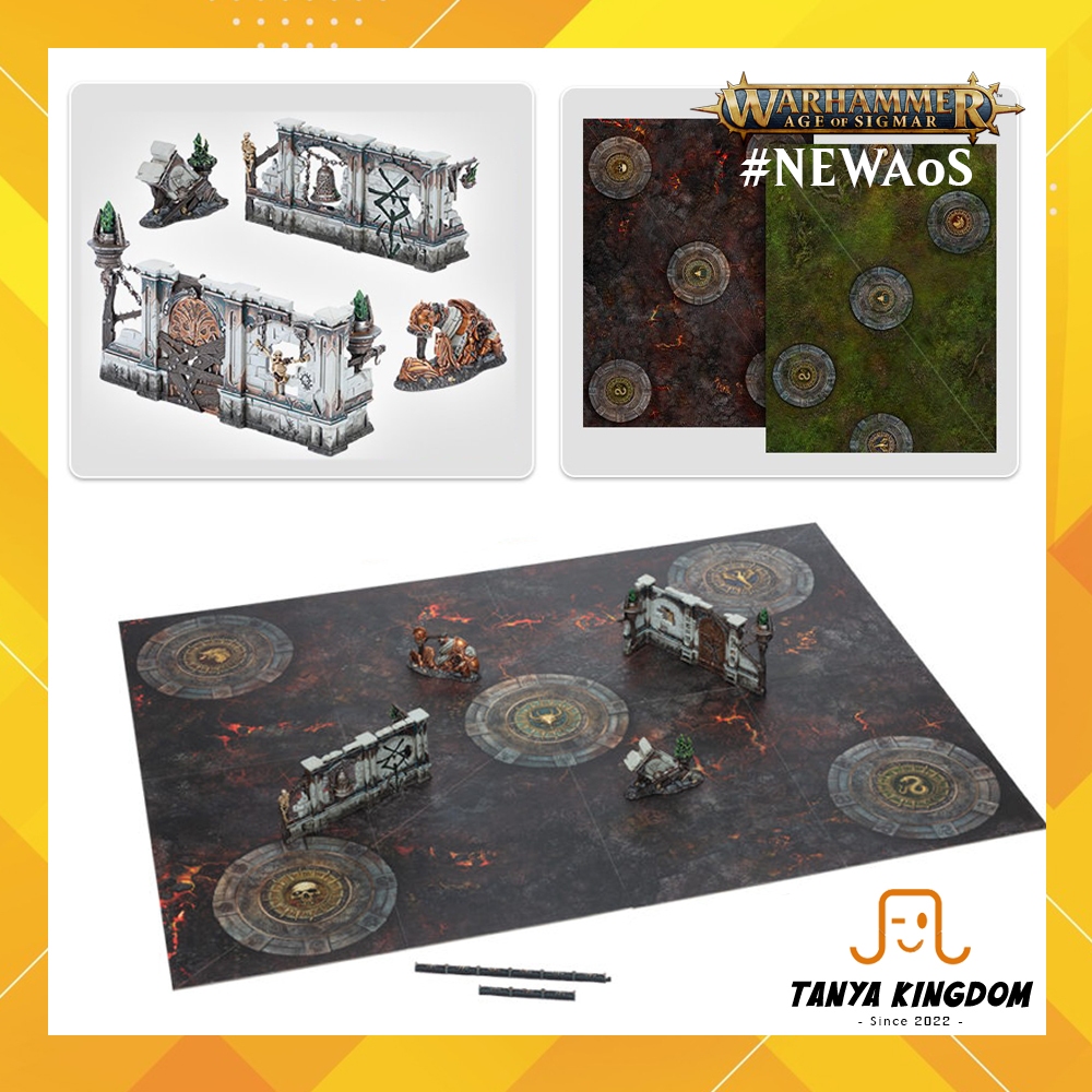 Warhammer Age of Sigmar: Spearhead Playmat and Terrains - Skaventide ...