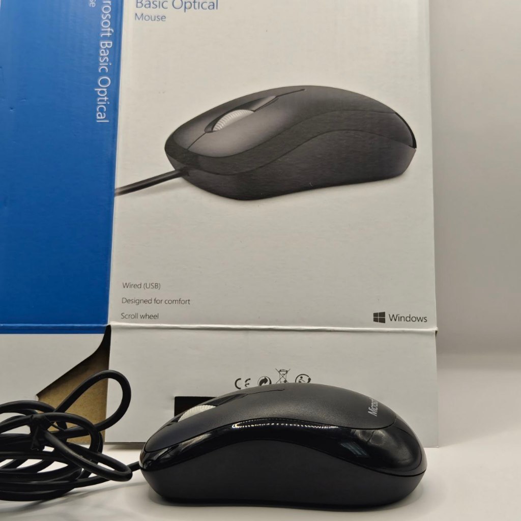 Microsoft L2 Basic Optical Mouse เมาส์ราคาประหยัด เทคโนโลยี optical ควบคุมที่ราบรื่นแม่นยำแบบมี ...