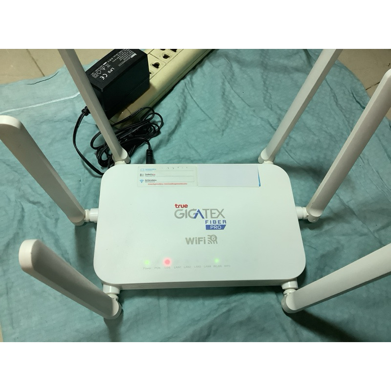 มือสอง Router (เราเตอร์ ทรู)Ture Gigatex Fiber pro wifi6 Model :T623L ...