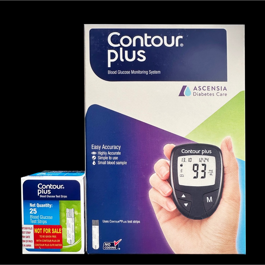 ชุดเครื่องน้ำตาลในเลือด CONTOUR PLUS Meter (บรรจุภัณฑ์ใหม่) | Shopee ...
