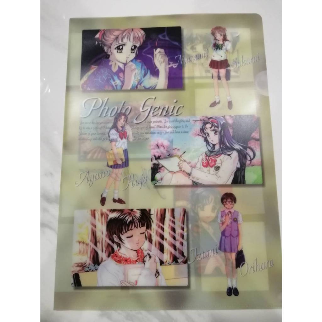 แฟ้มใส่เอกสารอนิเมะ Plastic Folder - Photo Genic ขนาด 31 X 22 CM. | Shopee Thailand