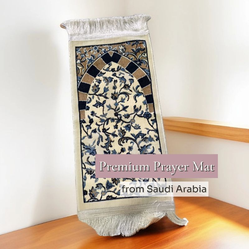 Premium Prayer Mat พรมปูละหมาดพกพา 13*33 inch นุ่ม สบาย Saudi Arabia ...