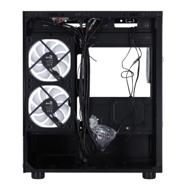 CASE (เคส) AEROCOOL VIEWPORT MINI (BLACK) (MICRO-ATX) (VIEWPORT-MINI-BK ...