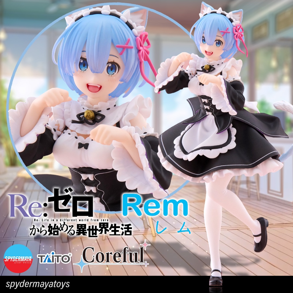 [Pre-Order] ฟิกเกอร์ Rem Cat Ears Maid Ver. Coreful - Re:Zero - TAITO | Shopee Thailand