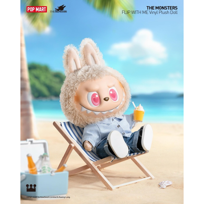 พร้อมส่งป้ายไทย🇹🇭| The monster - Labubu flip with me 🌴☀️ Popmart ของแท้ ...