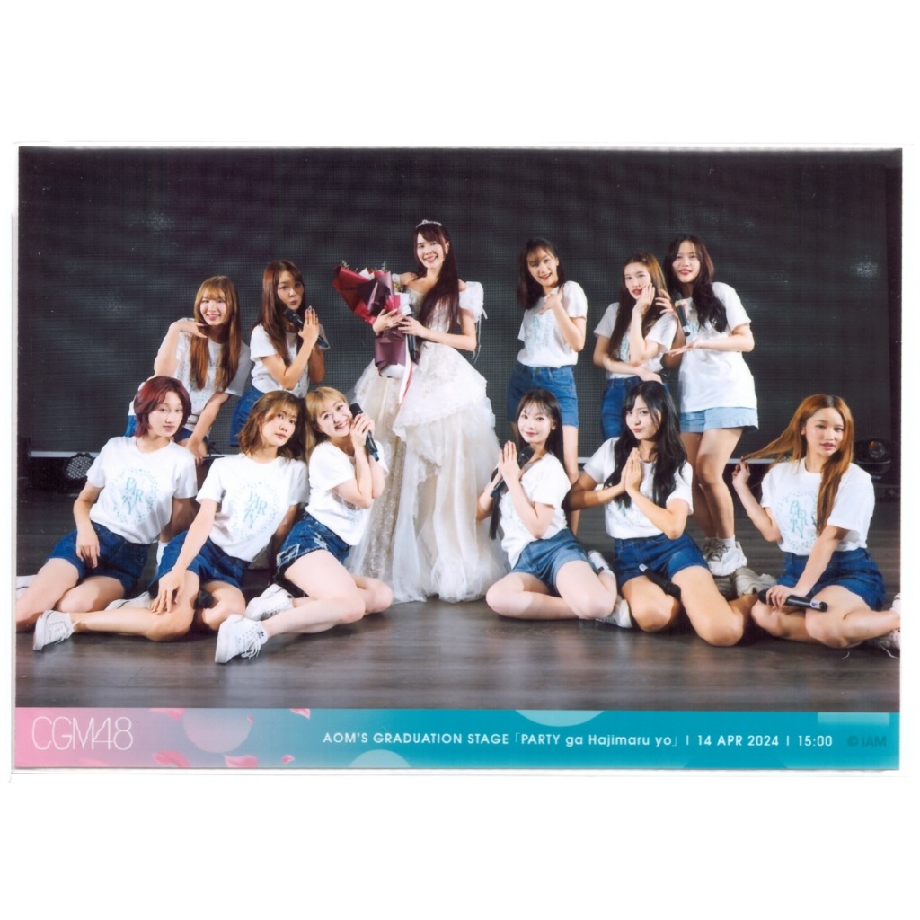 [เธียเตอร์] Meen Aom Graduation Birthday Fanmeet CGM48 Theater Special Stage Cheki PARTY ga ...